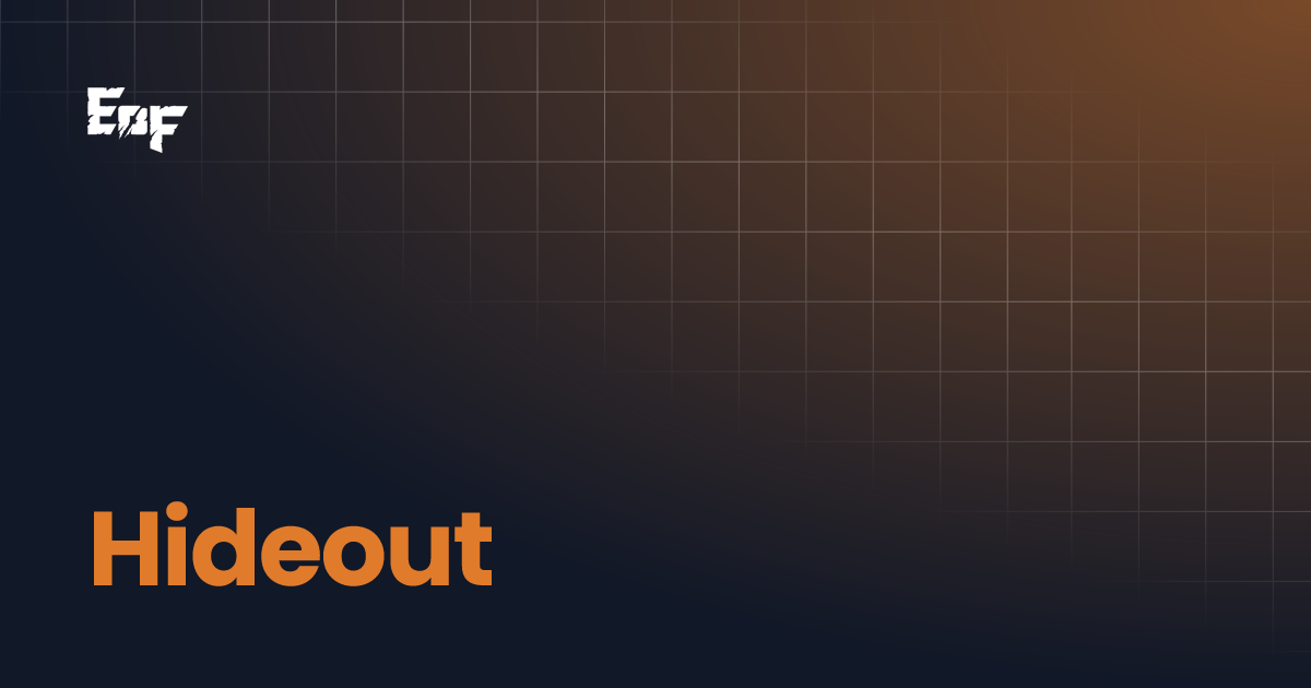 Hideout | Engines of Fury Wiki